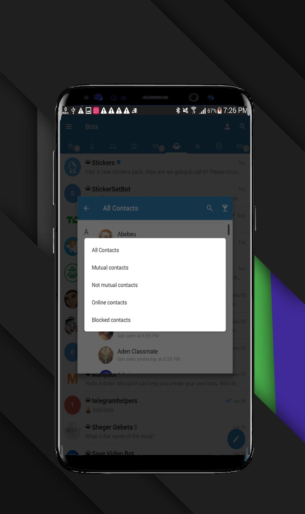 Download Mobogram android on PC