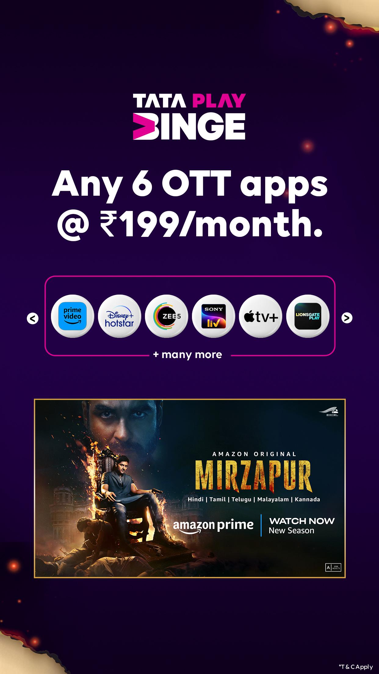 Download Tata Play Binge: 30+ OTTs in 1 android on PC