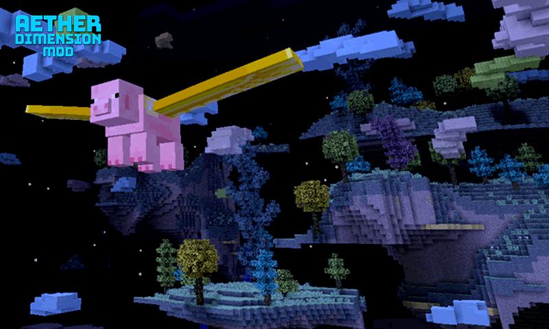 Download Aether Dimension Mod MCPE android on PC