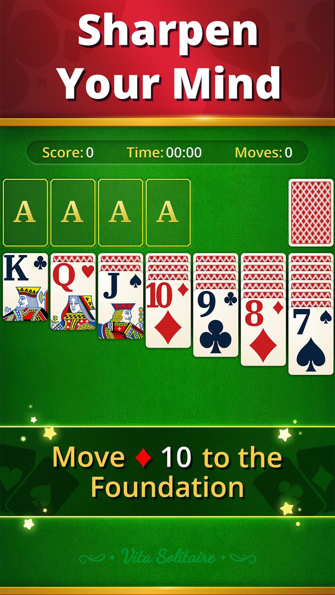 Download Vita Solitaire for Seniors android on PC