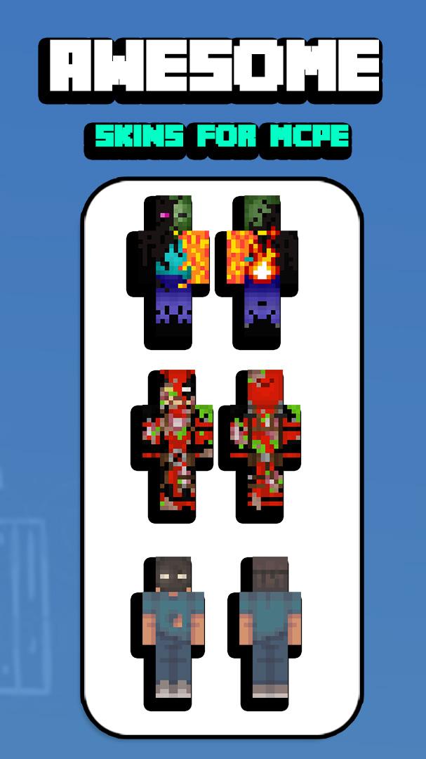 Baixe Zombie Skins For Minecraft PE no PC | Oficial GameLoop