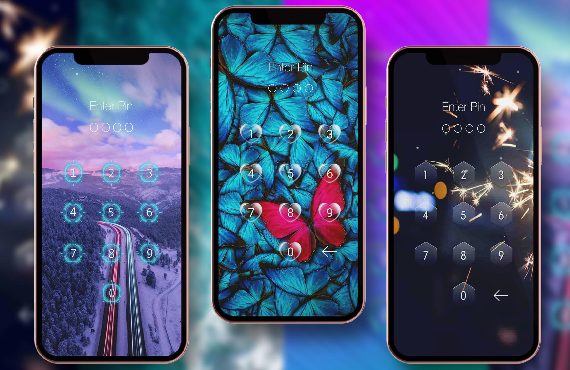 Download keypad lock screen wallpaper android on PC