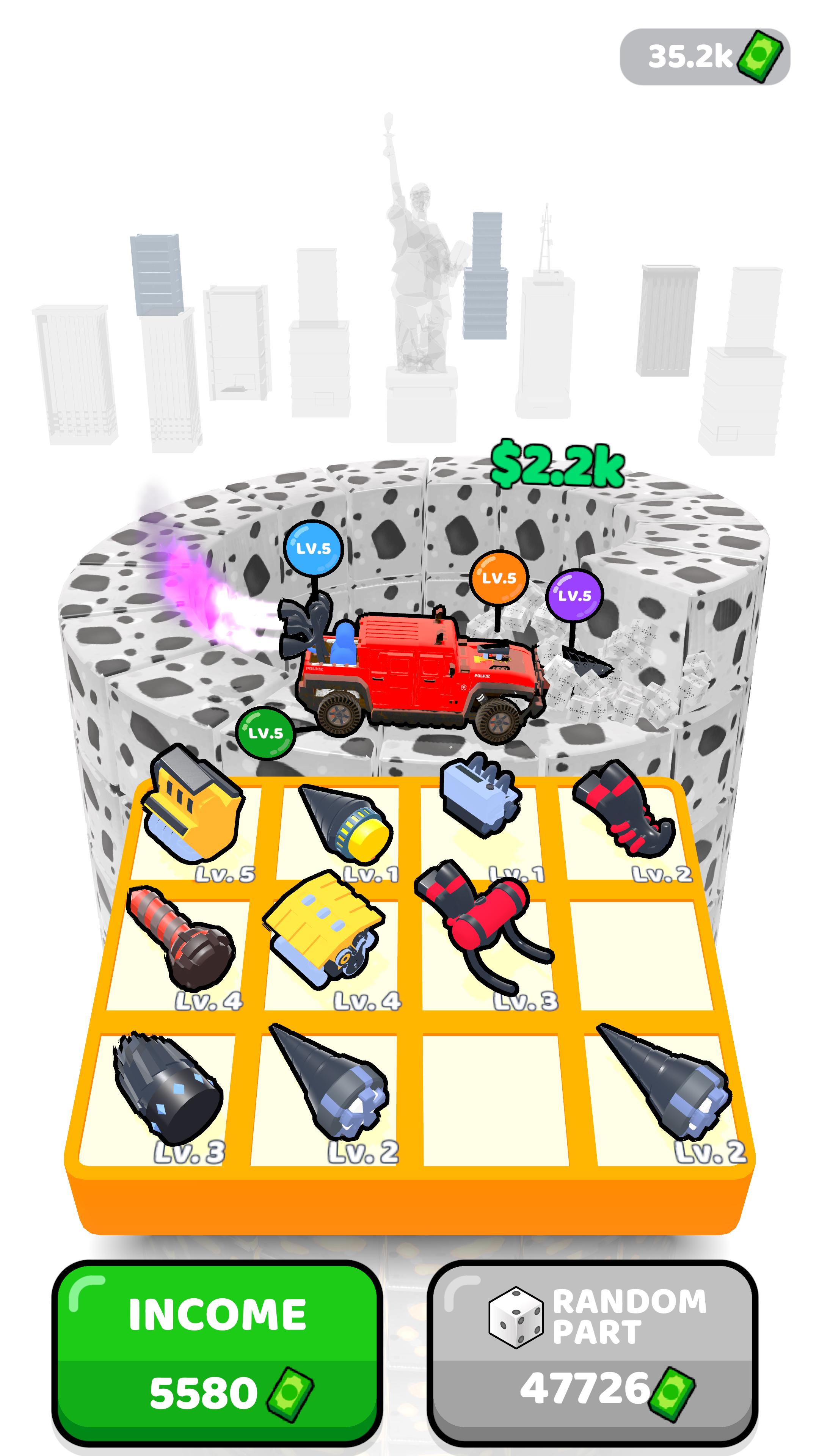 在電腦上下載Merge Dig Car Tower | GameLoop官方網站