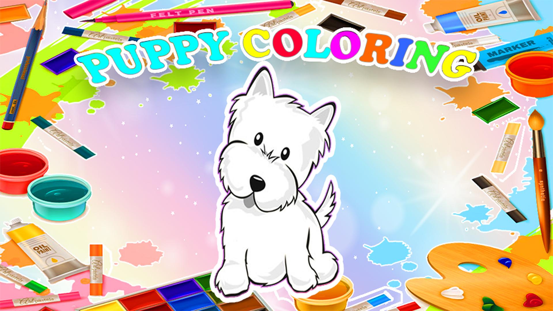 Download Puppy Coloring Pages. android on PC