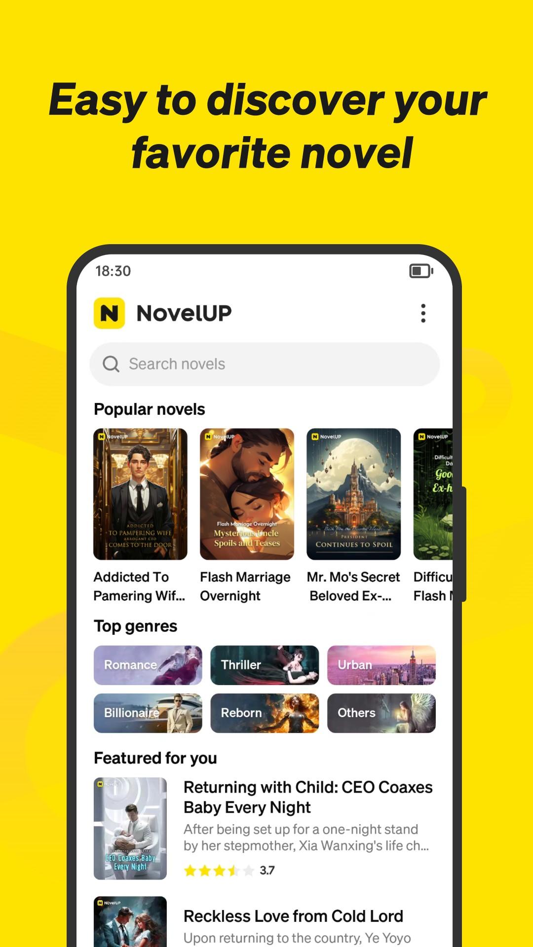 Download NovelUP android on PC