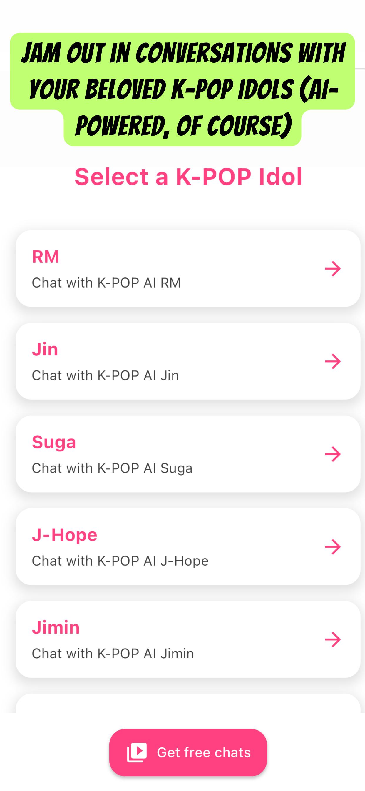 Descargar Chat with AI KPop Idols en PC | GameLoop Oficial