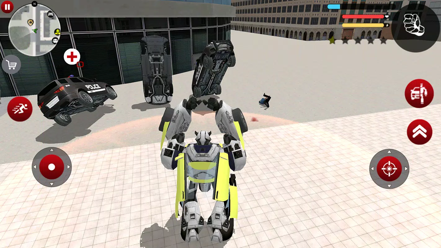 ดาวน์โหลด Green Robot Machin Car Transformer Robot Car Games บนพีซี ...