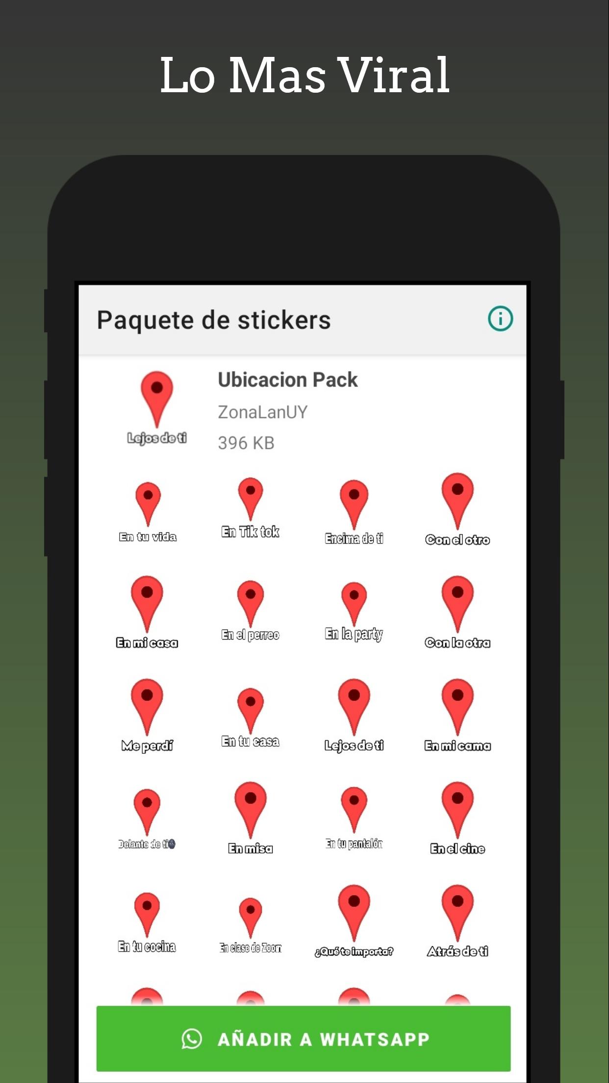 Download Stickers - Ubicación WaSticker android on PC