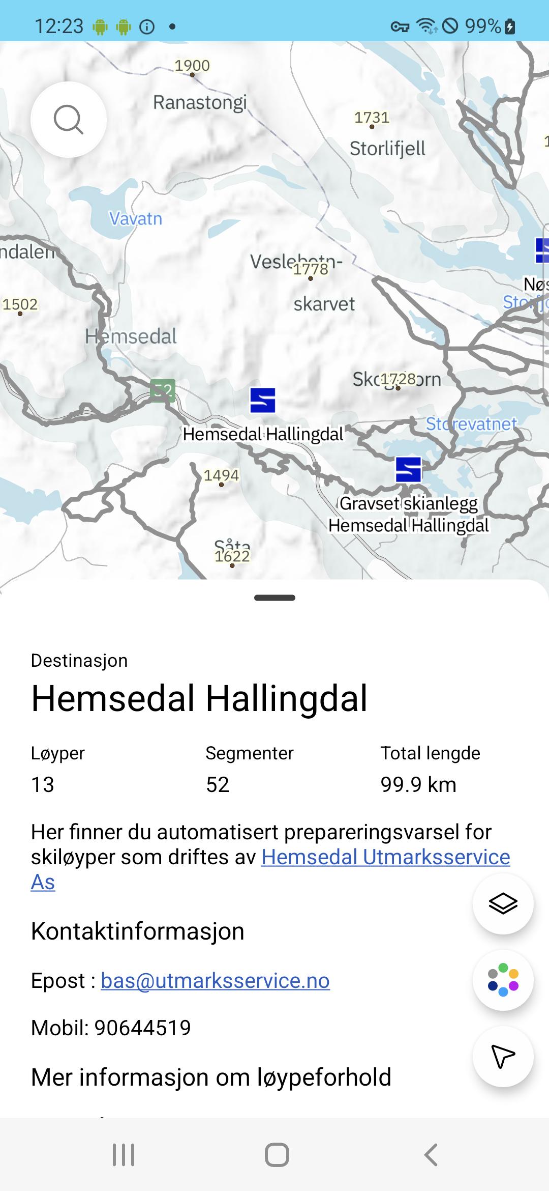 Download Skisporet.no Android app android on PC