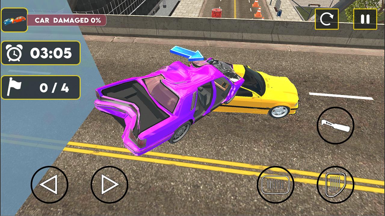 Download Car Crash Beam Accident Drive android on PC