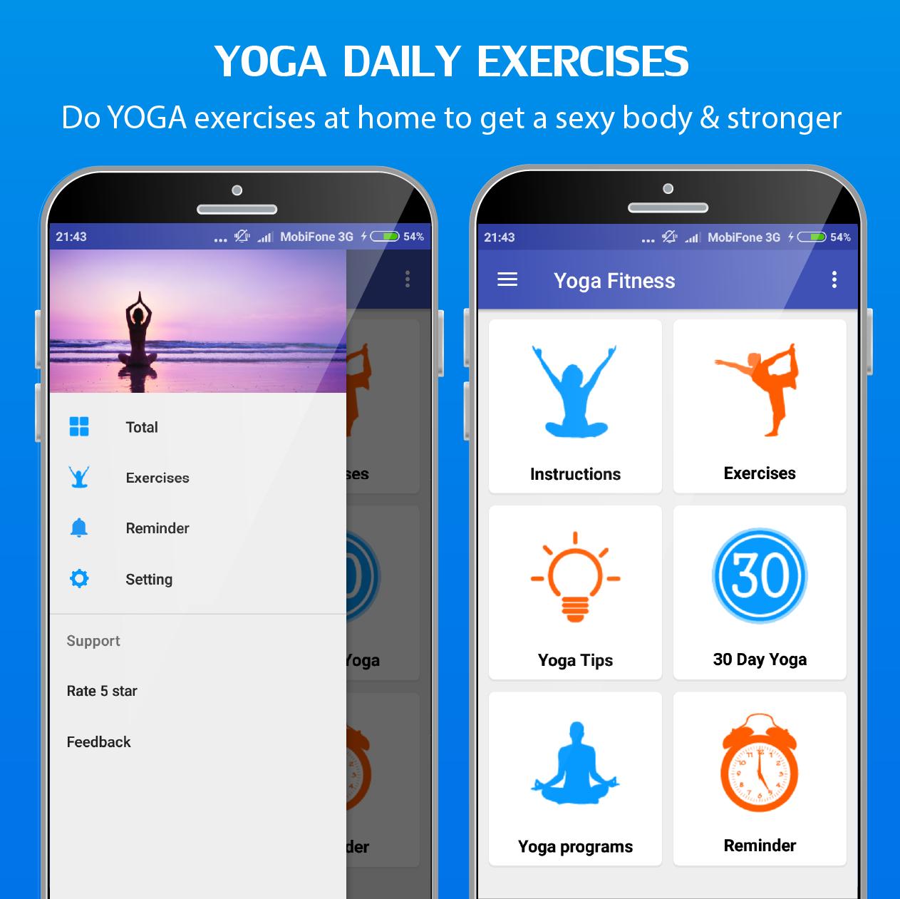 Download Yoga Daily Fitness - Yoga Pose android on PC