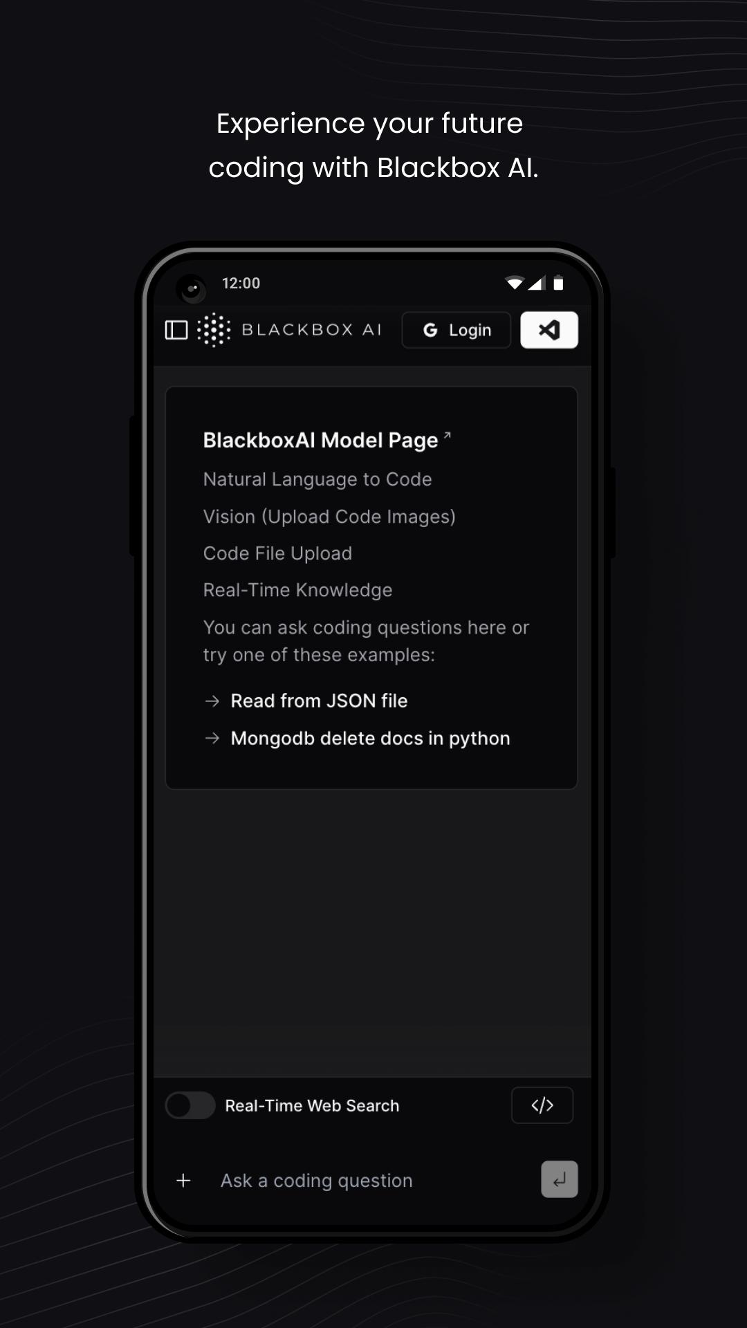 Download Blackbox AI Code Chat android on PC