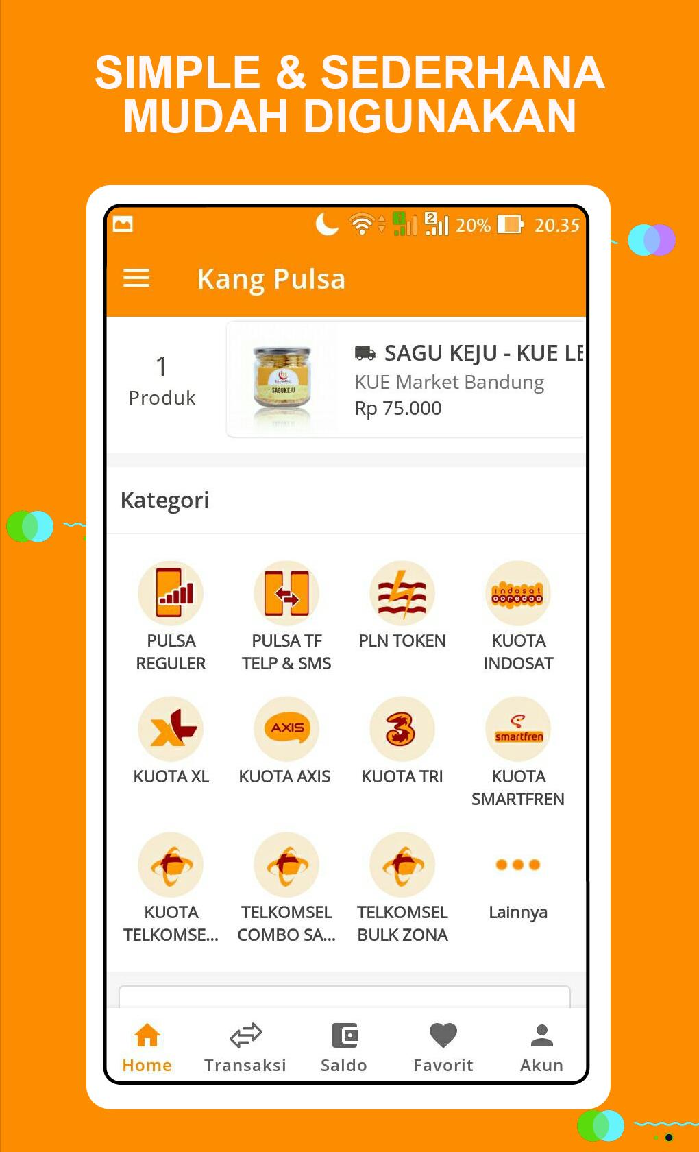 تنزيل Kang Pulsa | Paket Kuota PPOB على جهاز الكمبيوتر | مسؤول GameLoop