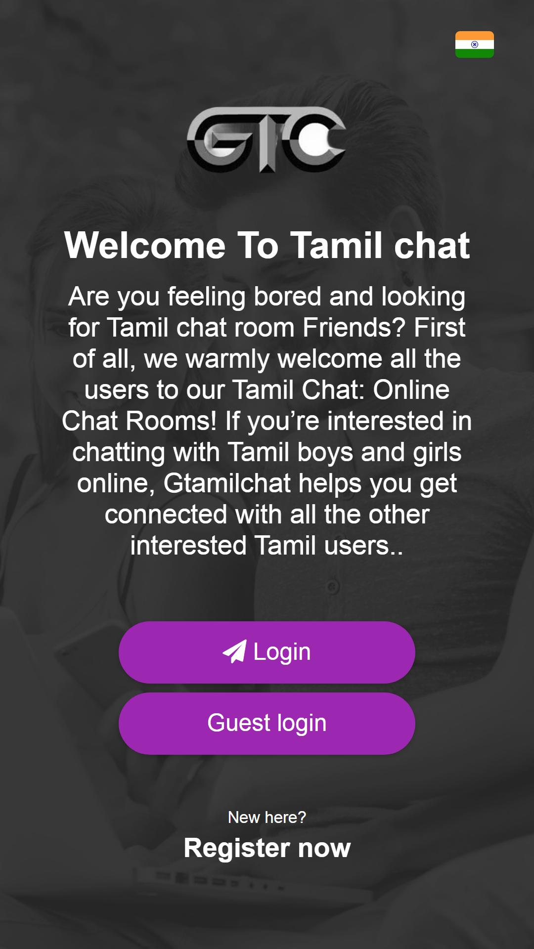 Download Gtamilchat:Friendly Tamil Chat android on PC