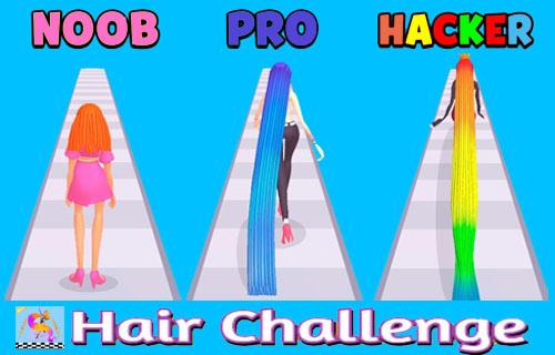 Download hair challenge Run coloring and cutting android on PC