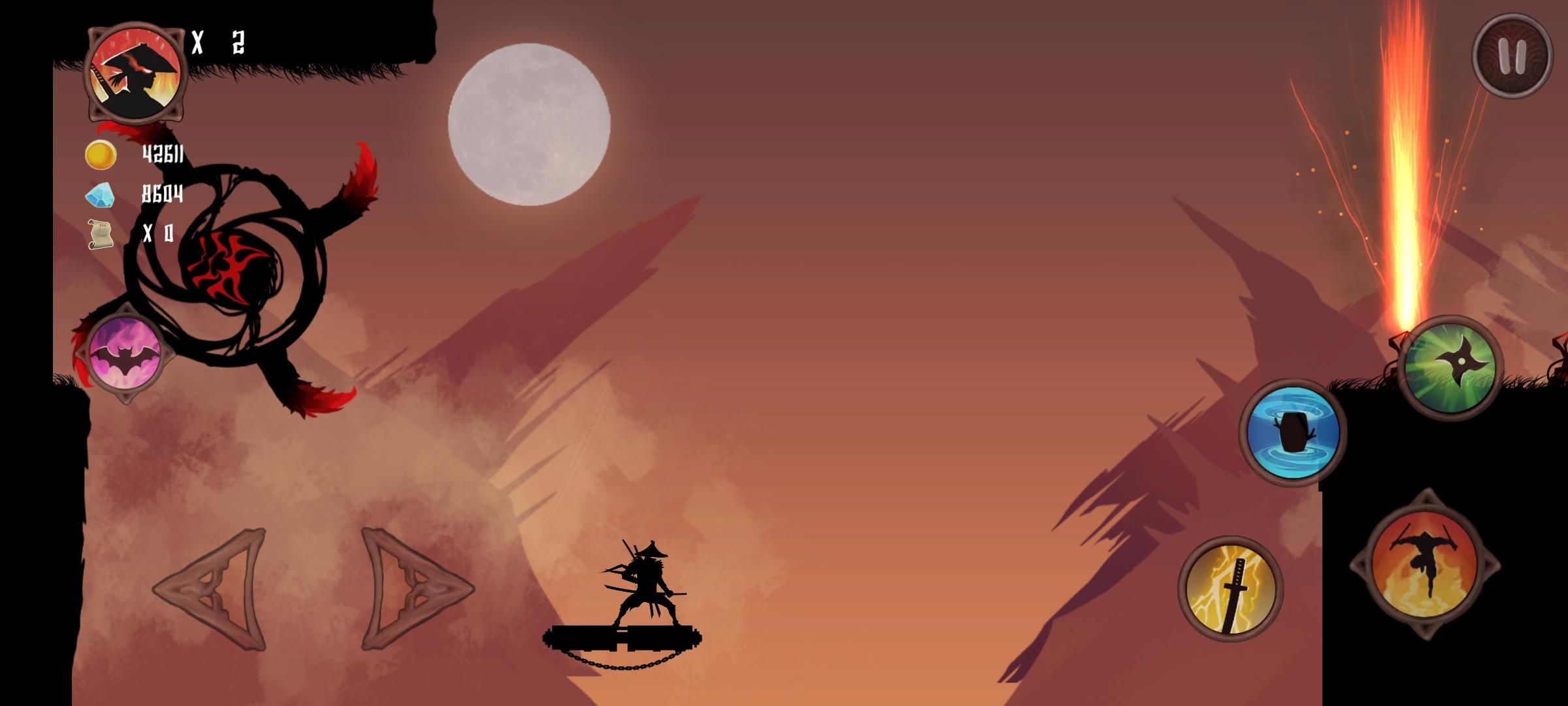 Download Ninja Fury - ninja shadow game android on PC