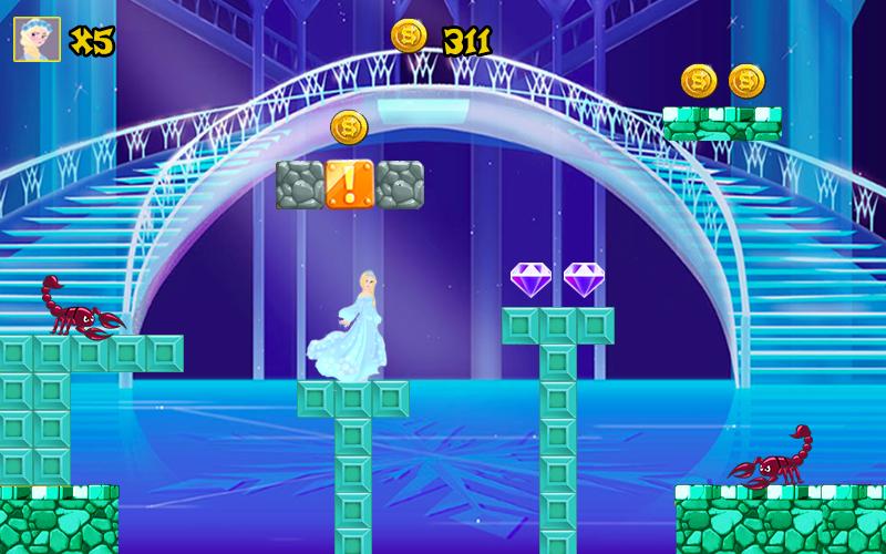 Download Adventure Queen Elsa Icy Castle android on PC