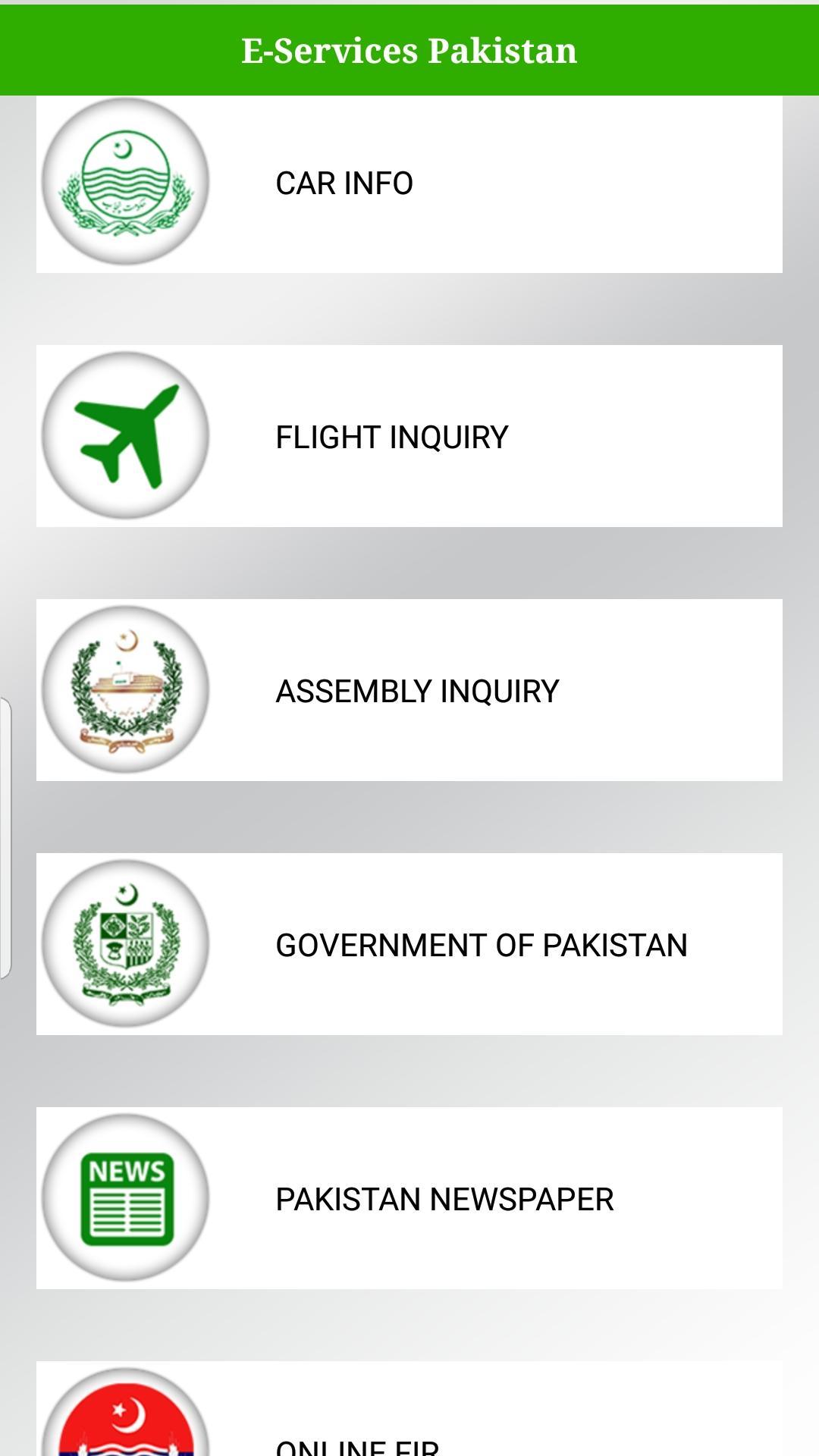 Download E-Services Pakistan android on PC