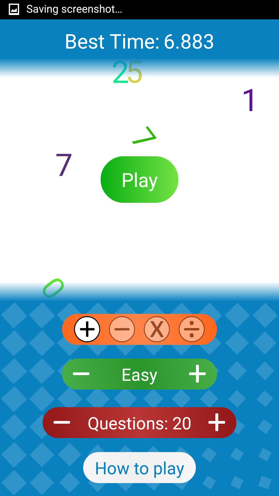 Download Fast Math Game android on PC