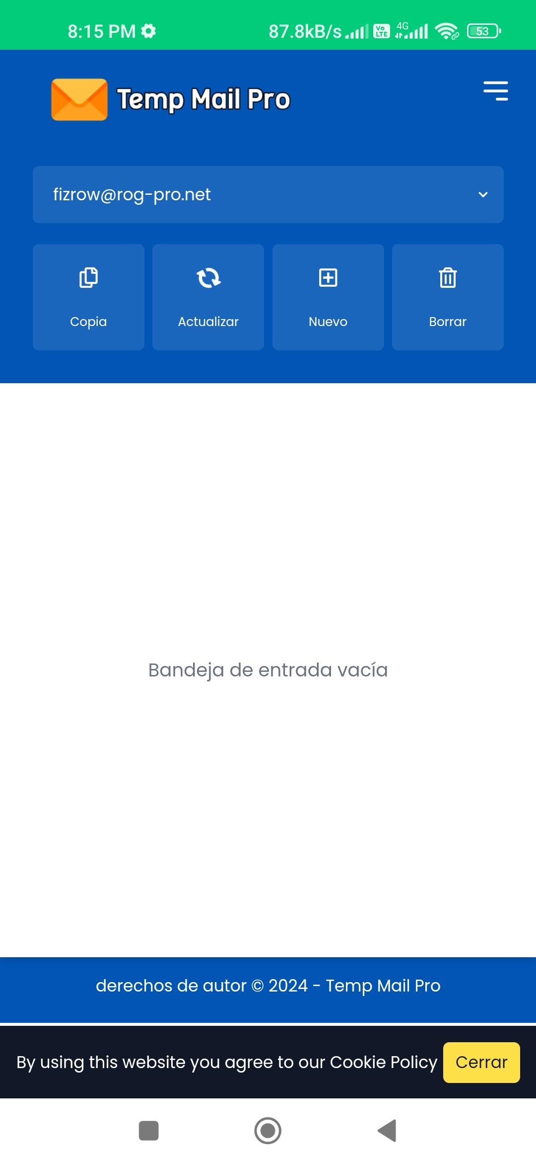 Download Temp Mail Pro android on PC