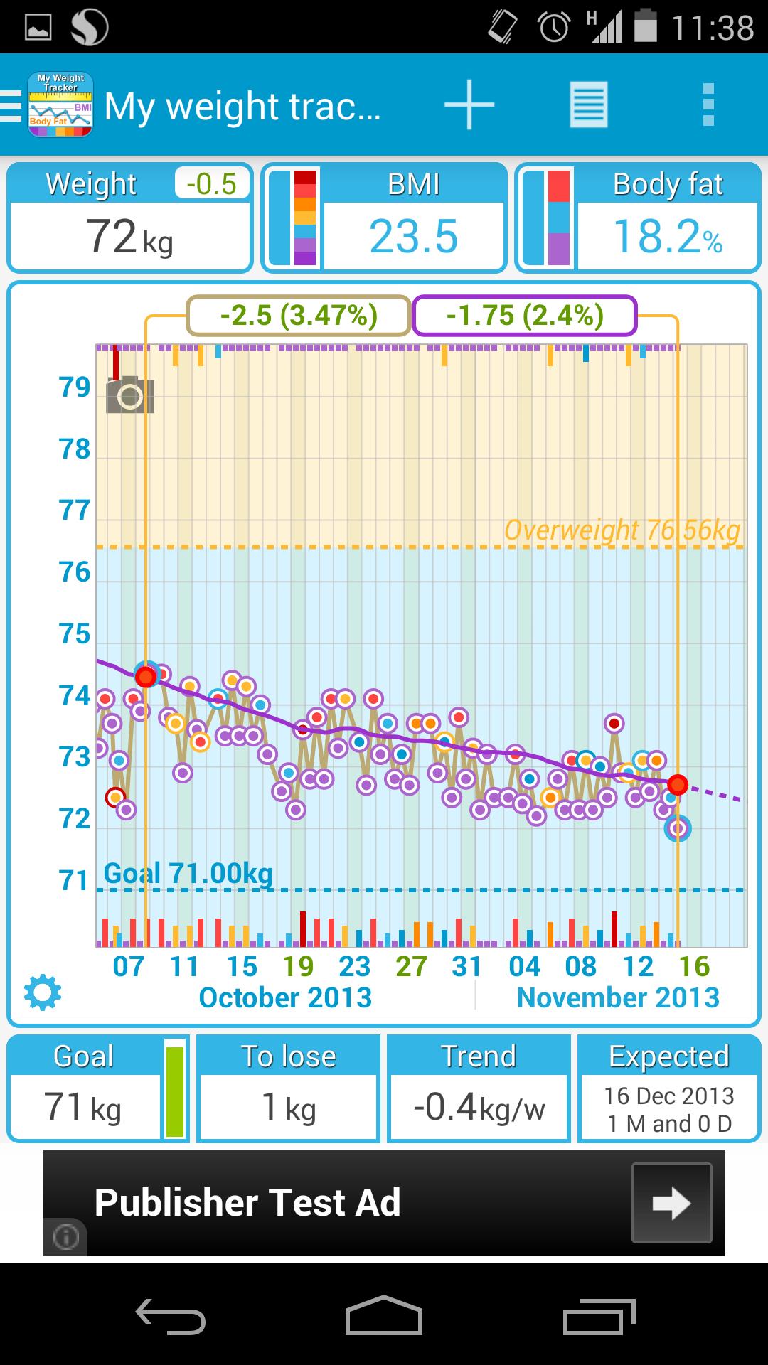 Download My Weight Tracker, BMI android on PC