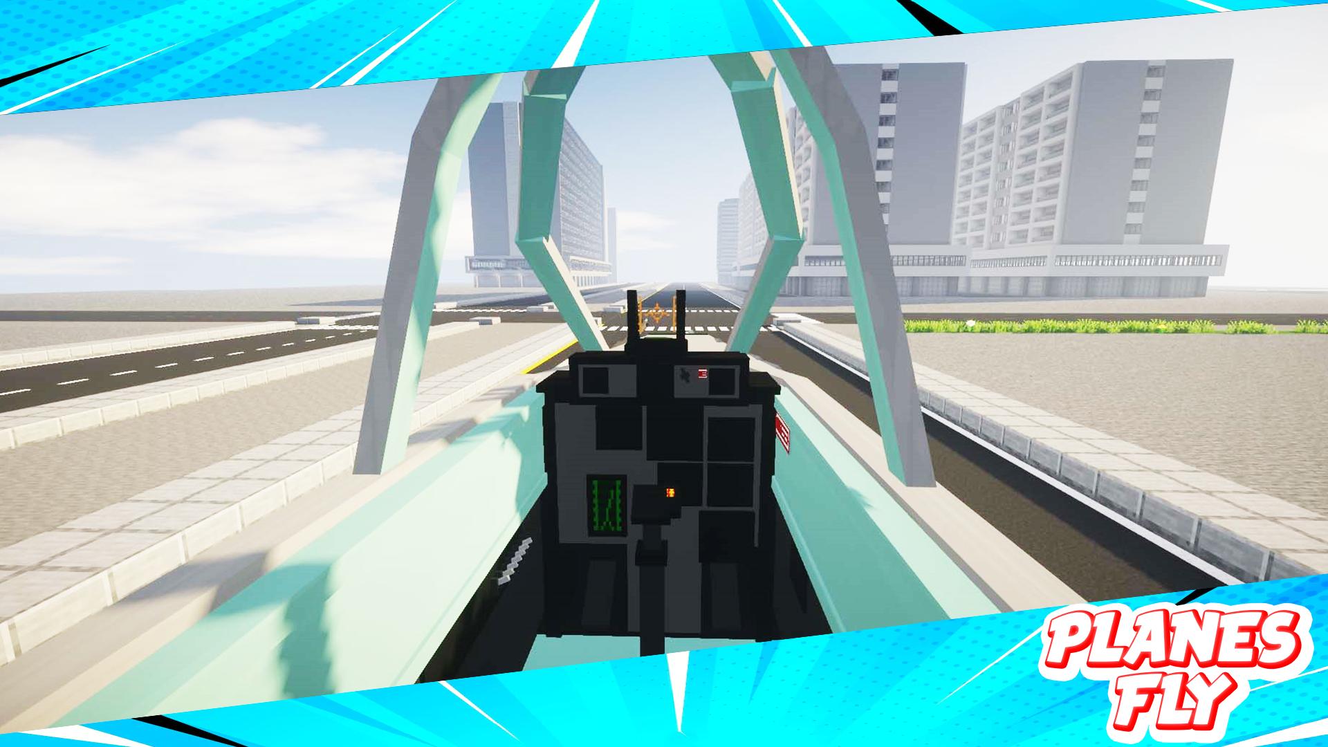 Download Planes Fly Minecraft Mod android on PC