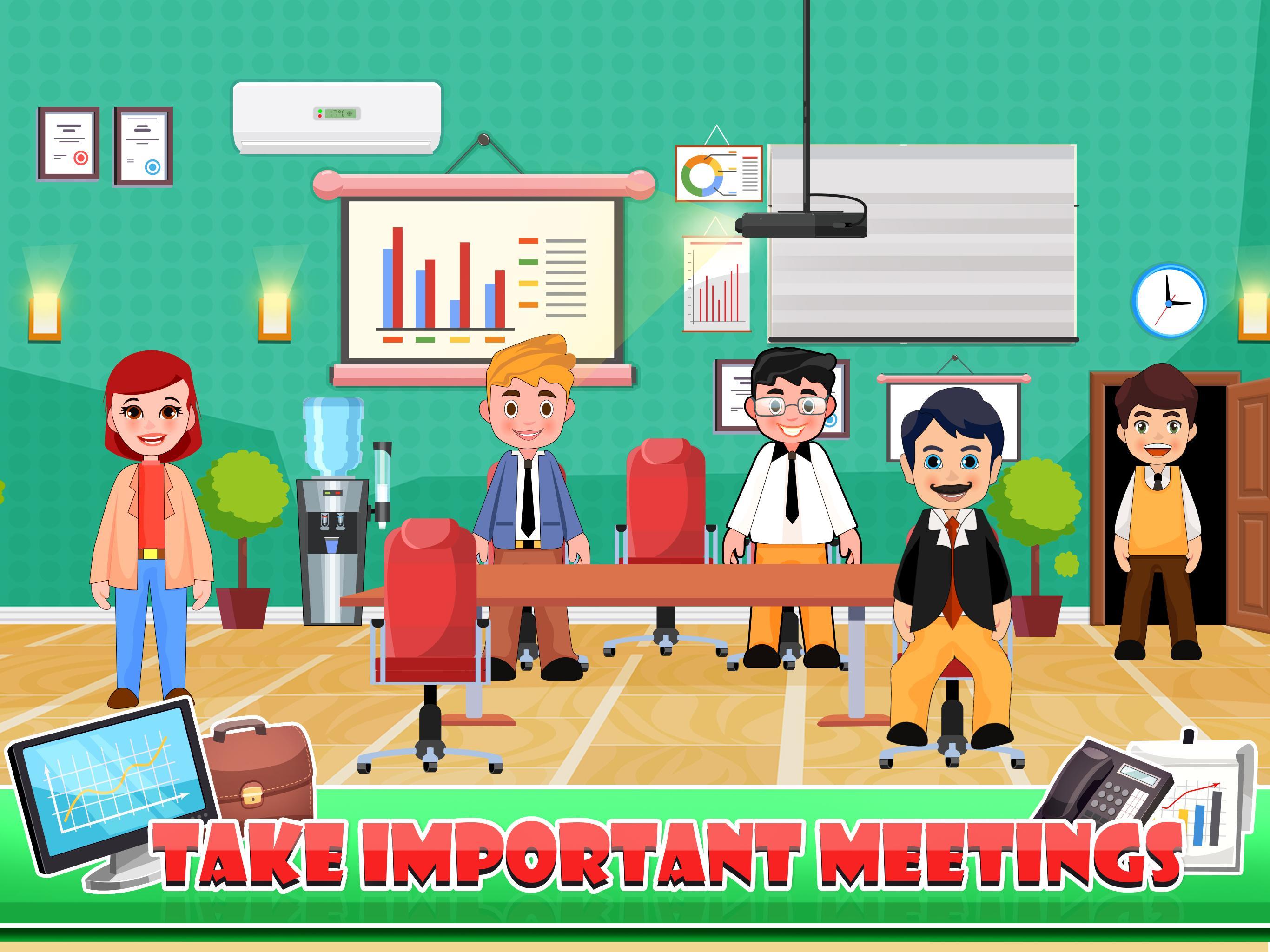 Download Pretend Play Office: Fun Life android on PC