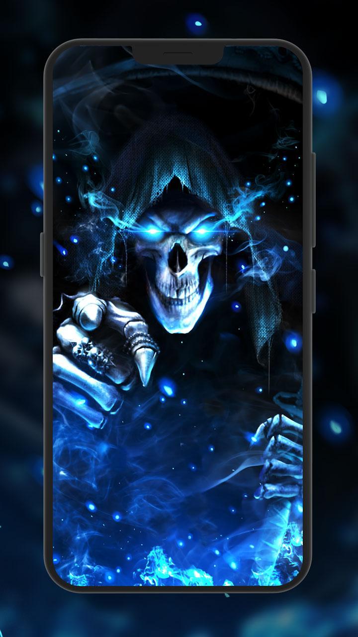 Download Flaming Grim Reaper Live Wallpaper Android On Pc