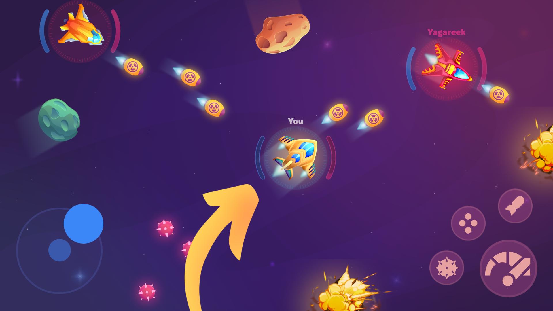 Download Space Clash: Mars SFS arena android on PC