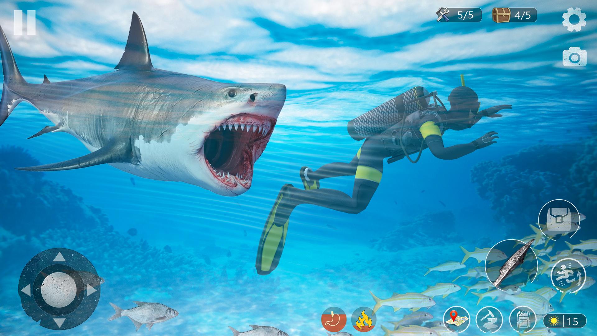 Download Angry Shark Attack Game android on PC
