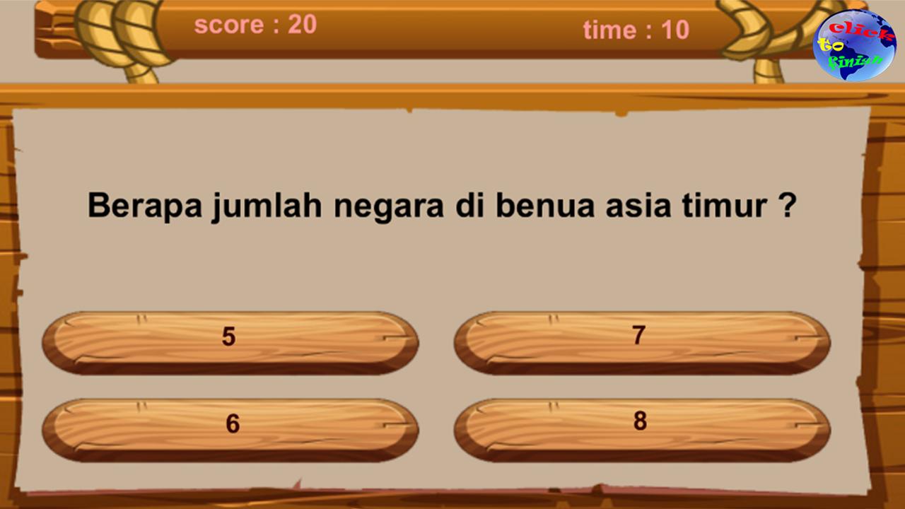 Download Game Edukasi Peta Buta Benua A android on PC