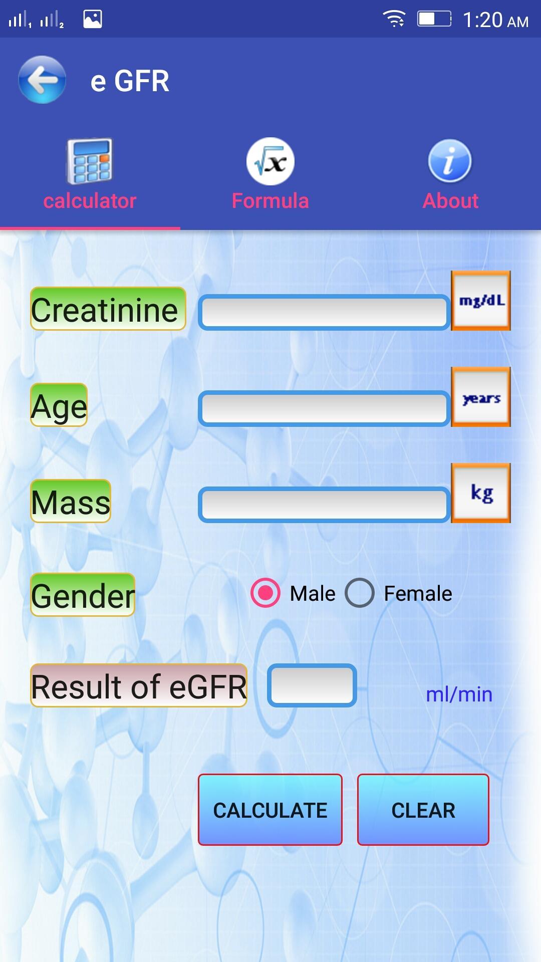 تنزيل eGFR Calculator على جهاز الكمبيوتر | مسؤول GameLoop