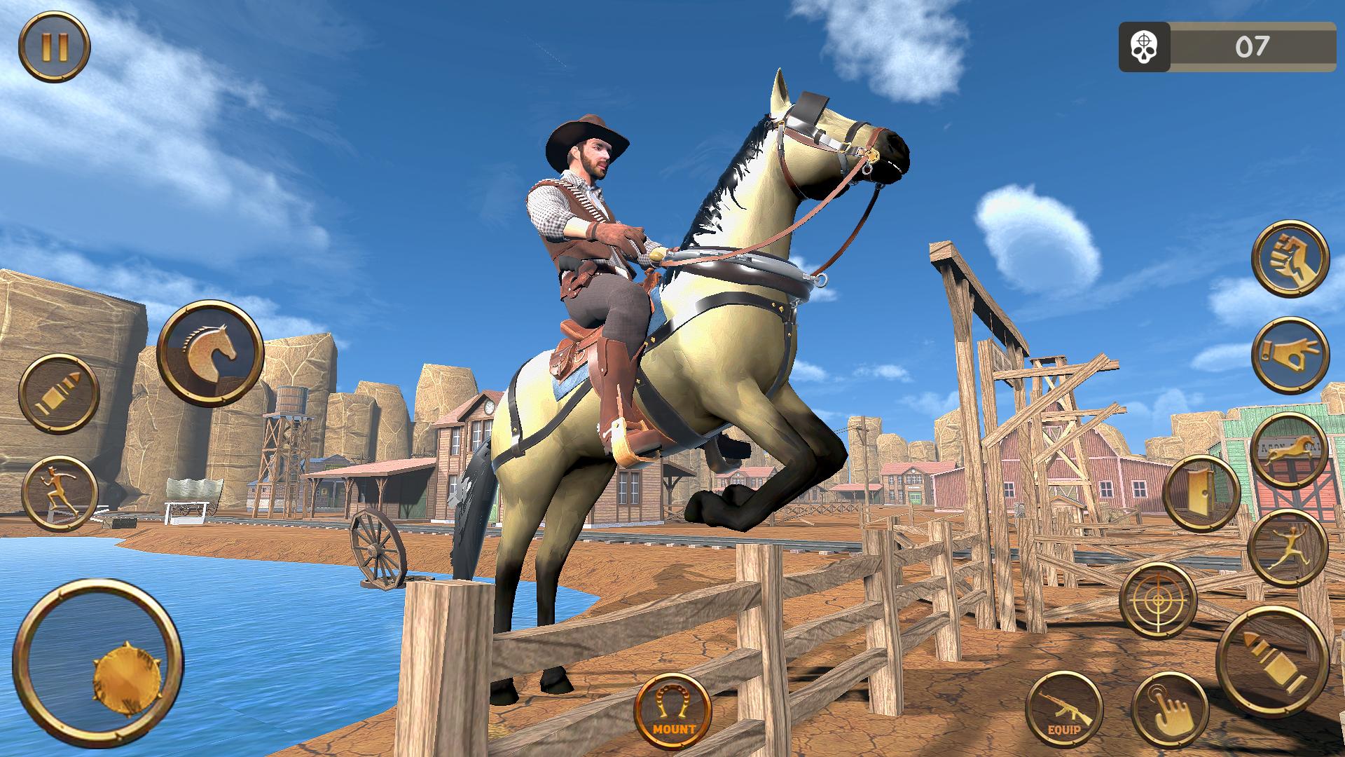 Download Cowboy Horse Riding Horse Race android on PC