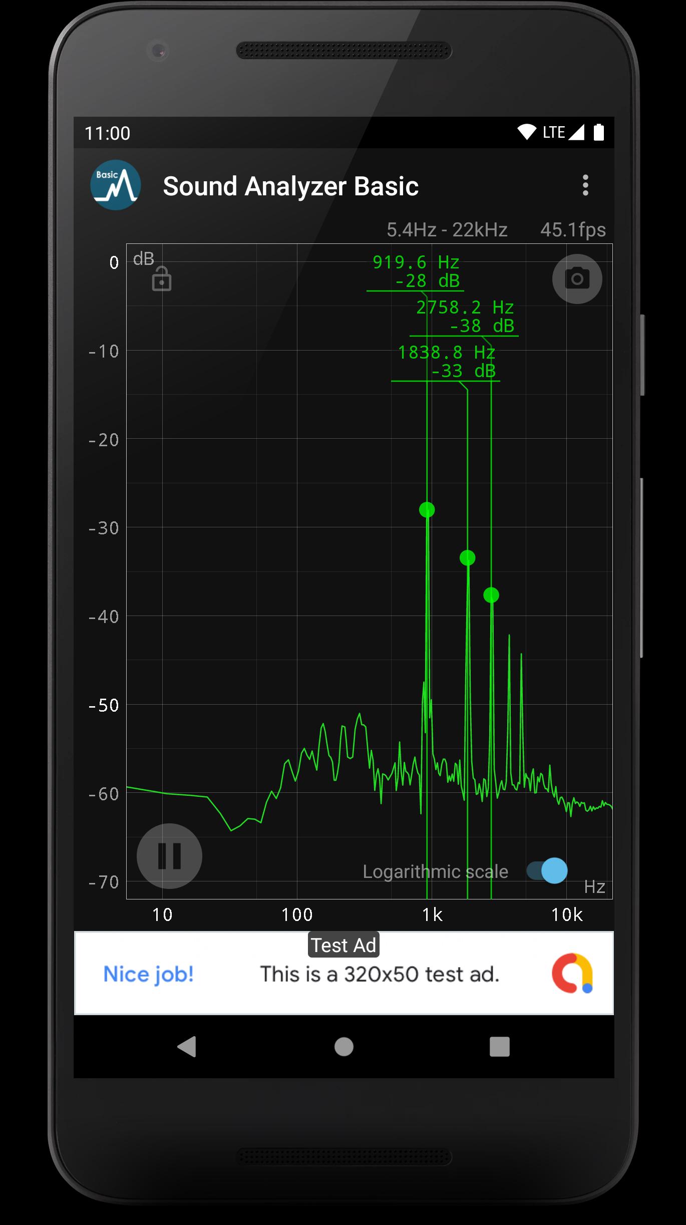 Download Sound Analyzer Basic android on PC