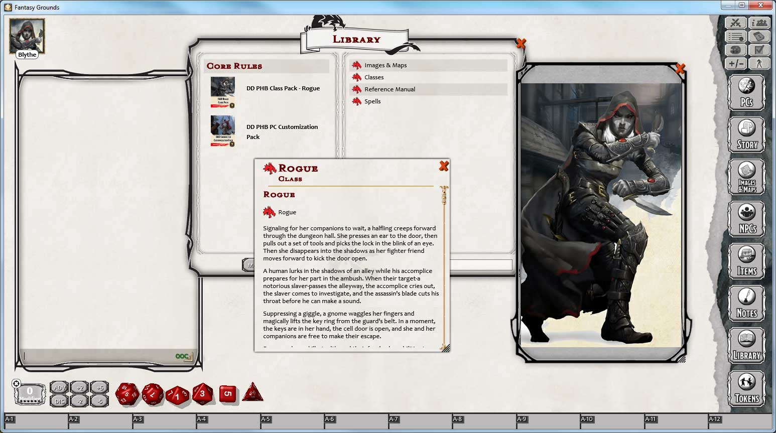 Download Fantasy Grounds - D&D Rogue Class Pack Free and Play on PC