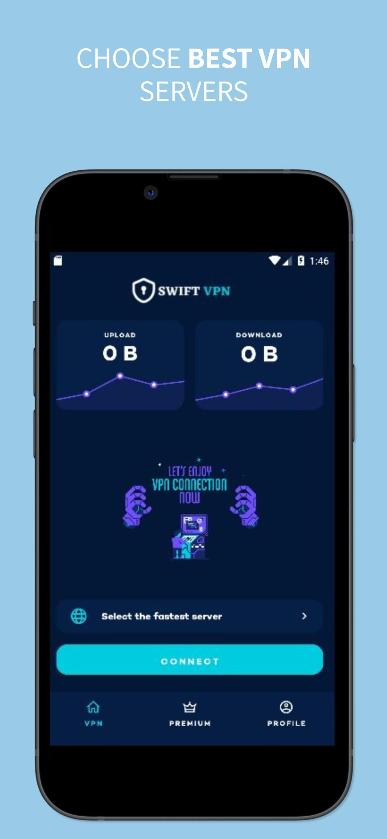 Download Swift Vpn - Ultra Fast VPN android on PC
