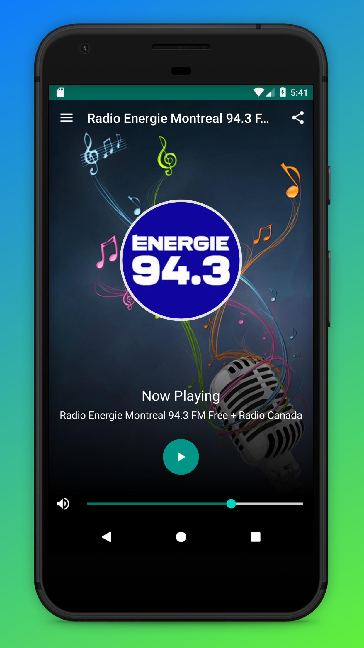 Download Radio Energie 94.3 Montreal FM android on PC