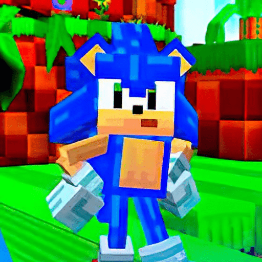 Download Mod Sonic for Minecraft Skins android on PC