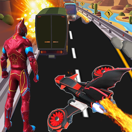 Download Subway Bat Superhero Man Game android on PC