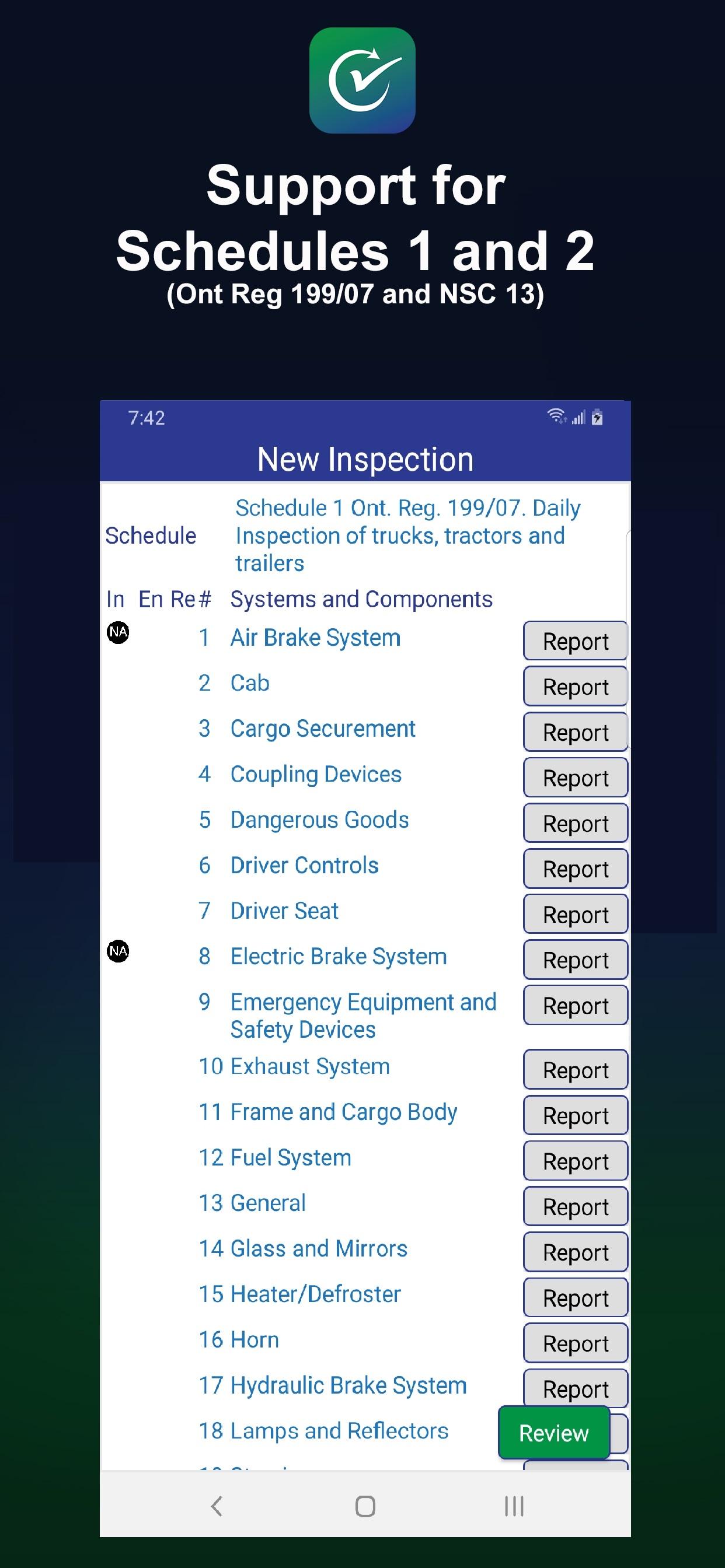 Download Vehicle Inspections CVOR / NSC android on PC