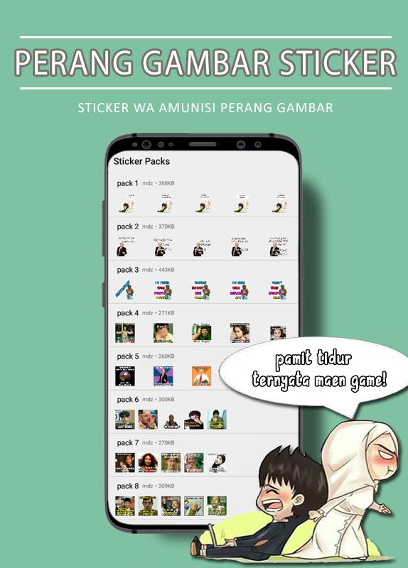 Download Perang Gambar Sticker uhh ahh android on PC