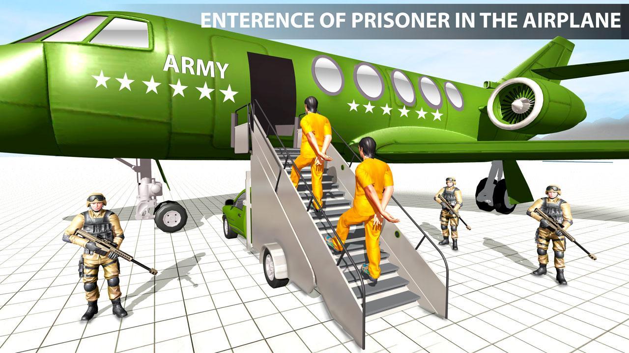 Download Army Prisoner Plane Transport android on PC