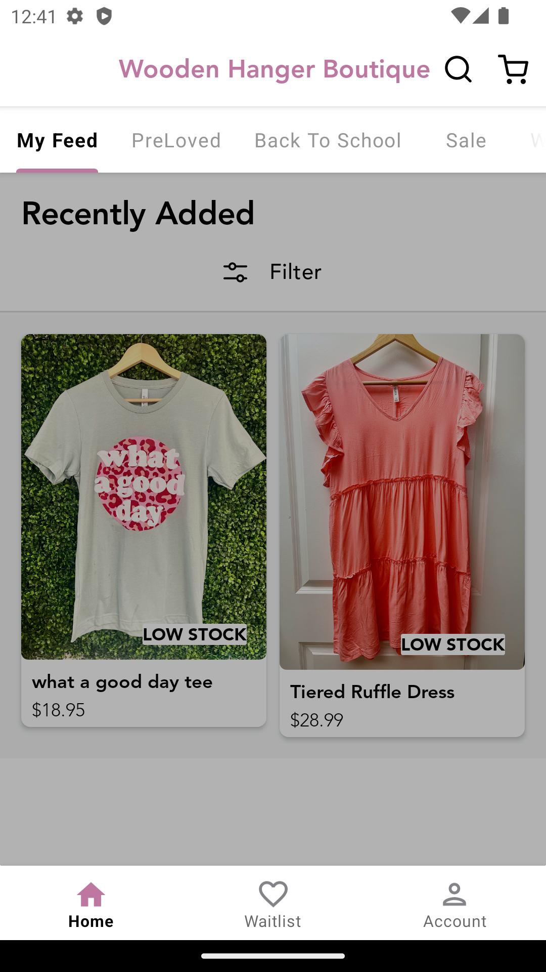 Download Wooden Hanger Boutique android on PC