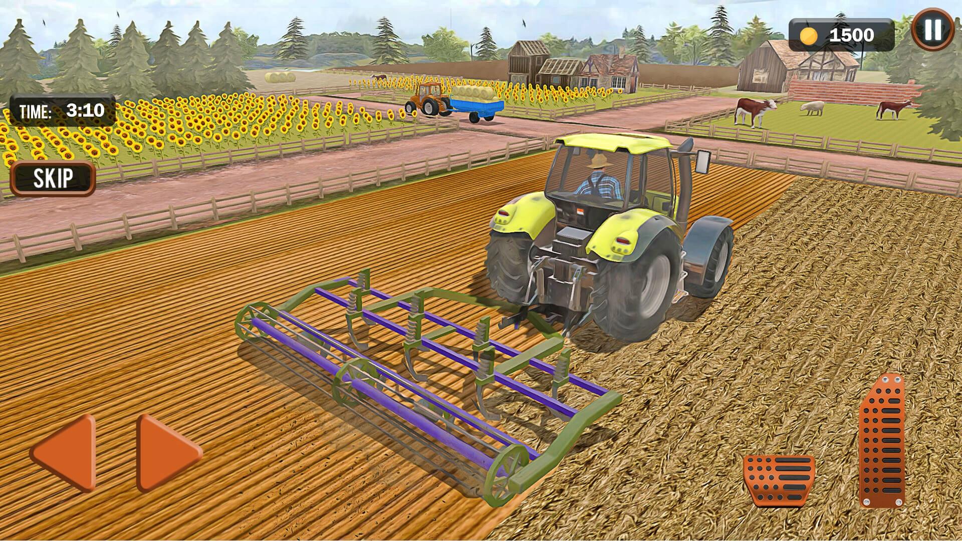 Download Tractor Farming Driver Offline android on PC