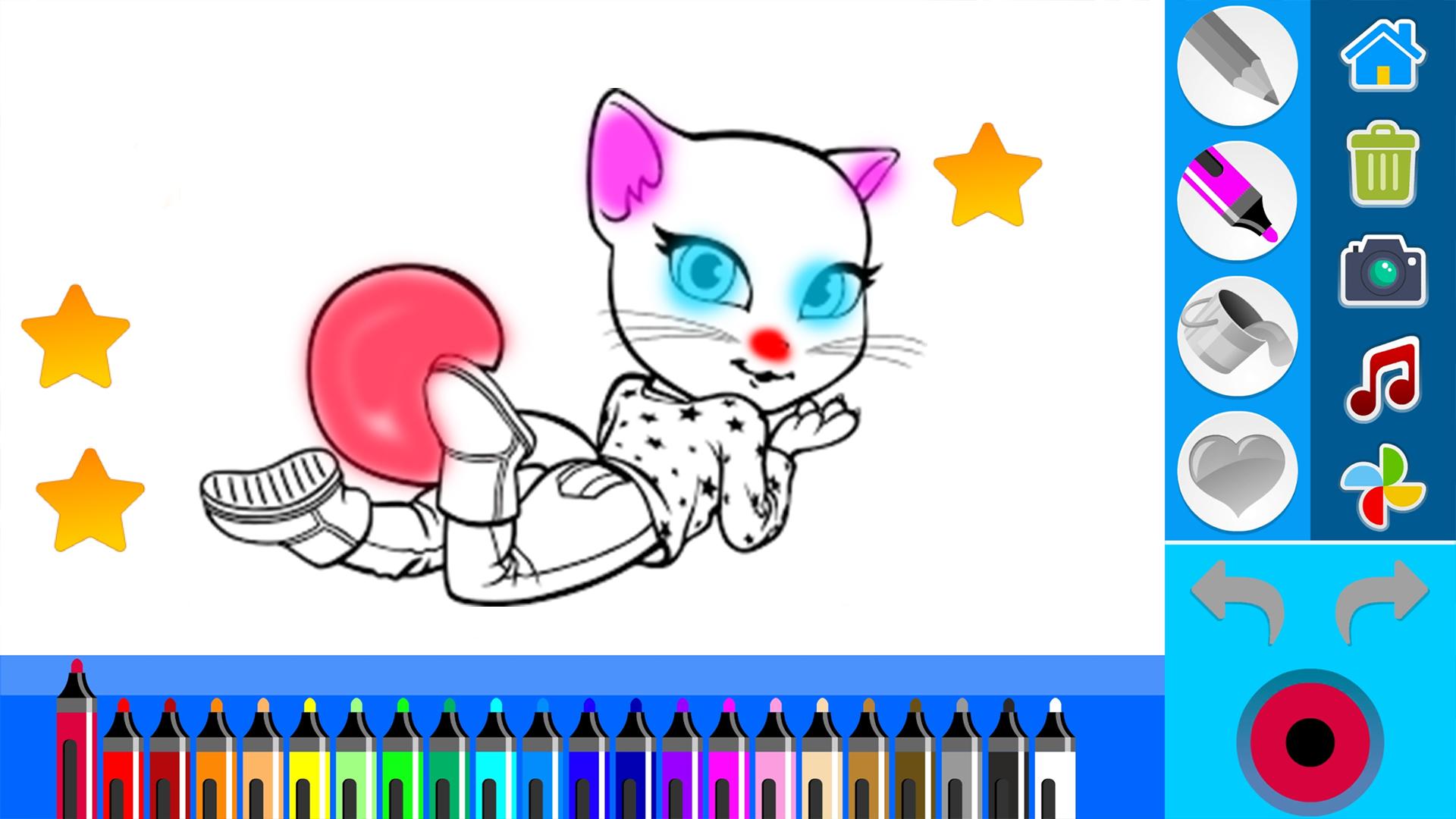 Download My Angela : Talking Coloring android on PC