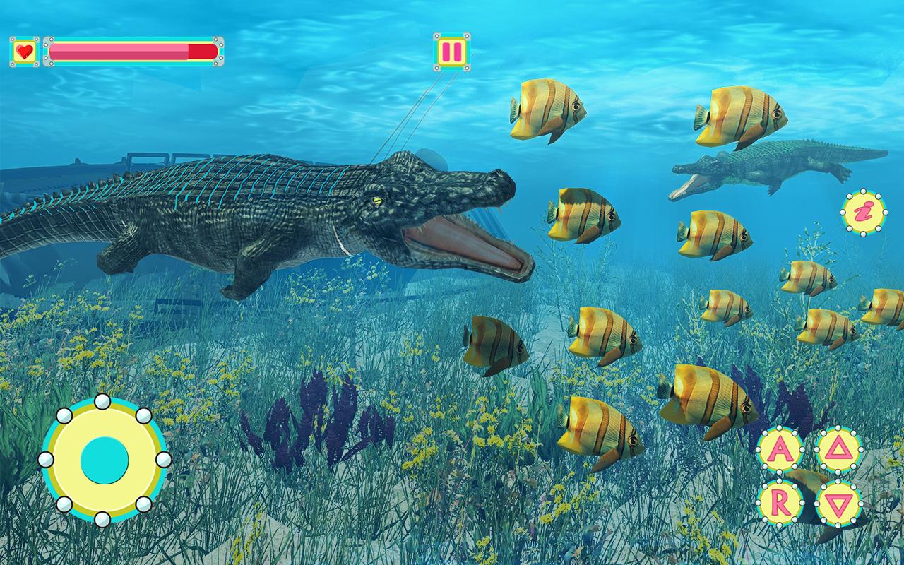 Download Wild Crocodile Family Games 3D android on PC
