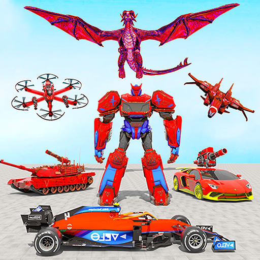 Download Robot Transform Drone Game android on PC