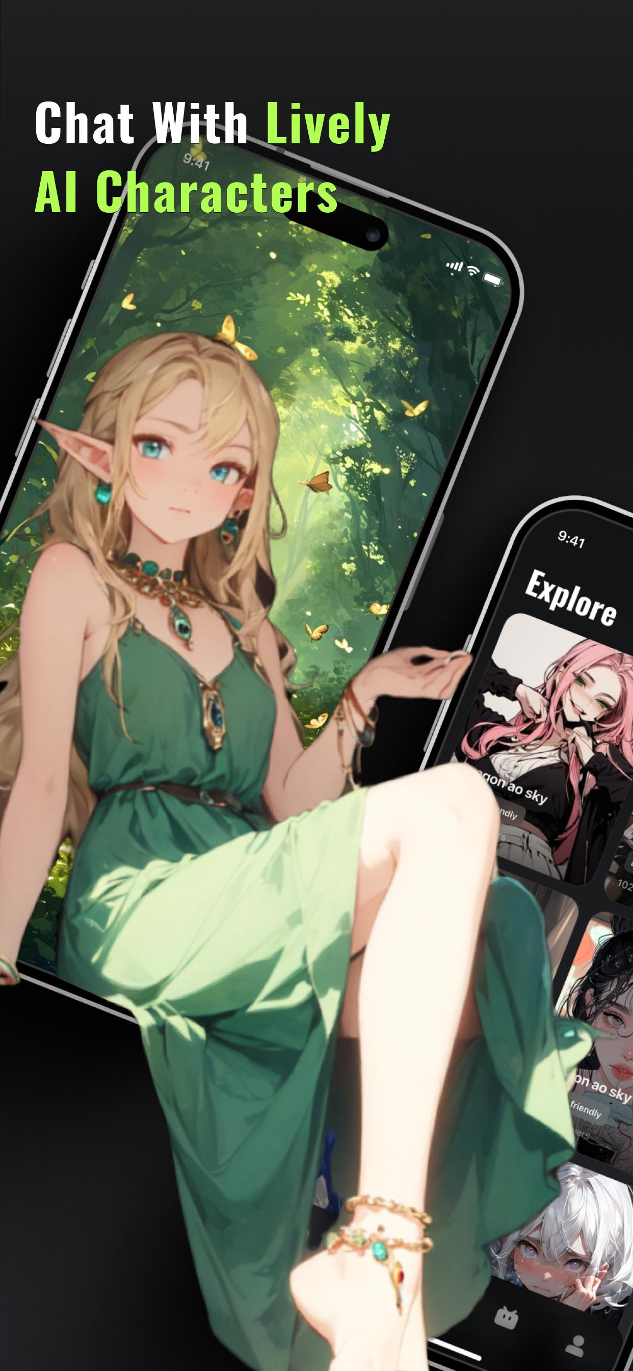 Download Emochi: Unlimited Chat with AI android on PC