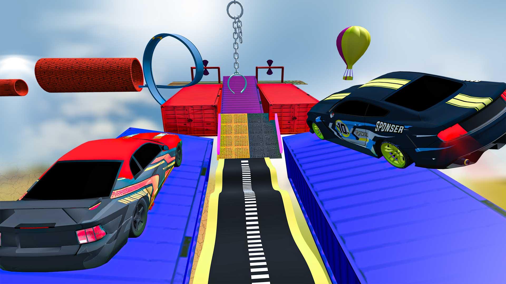 تنزيل Crazy Car Stunt: Car Games 3D على جهاز الكمبيوتر | مسؤول GameLoop