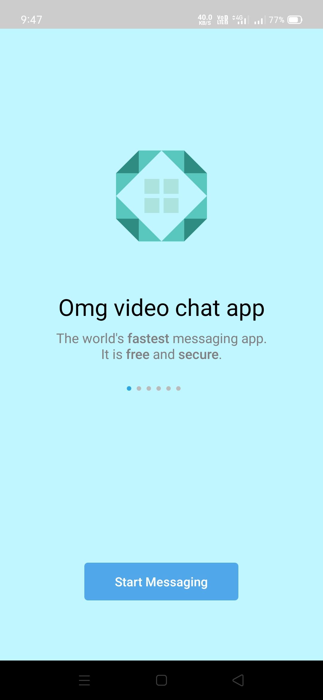 Download OMG - video chat app android on PC